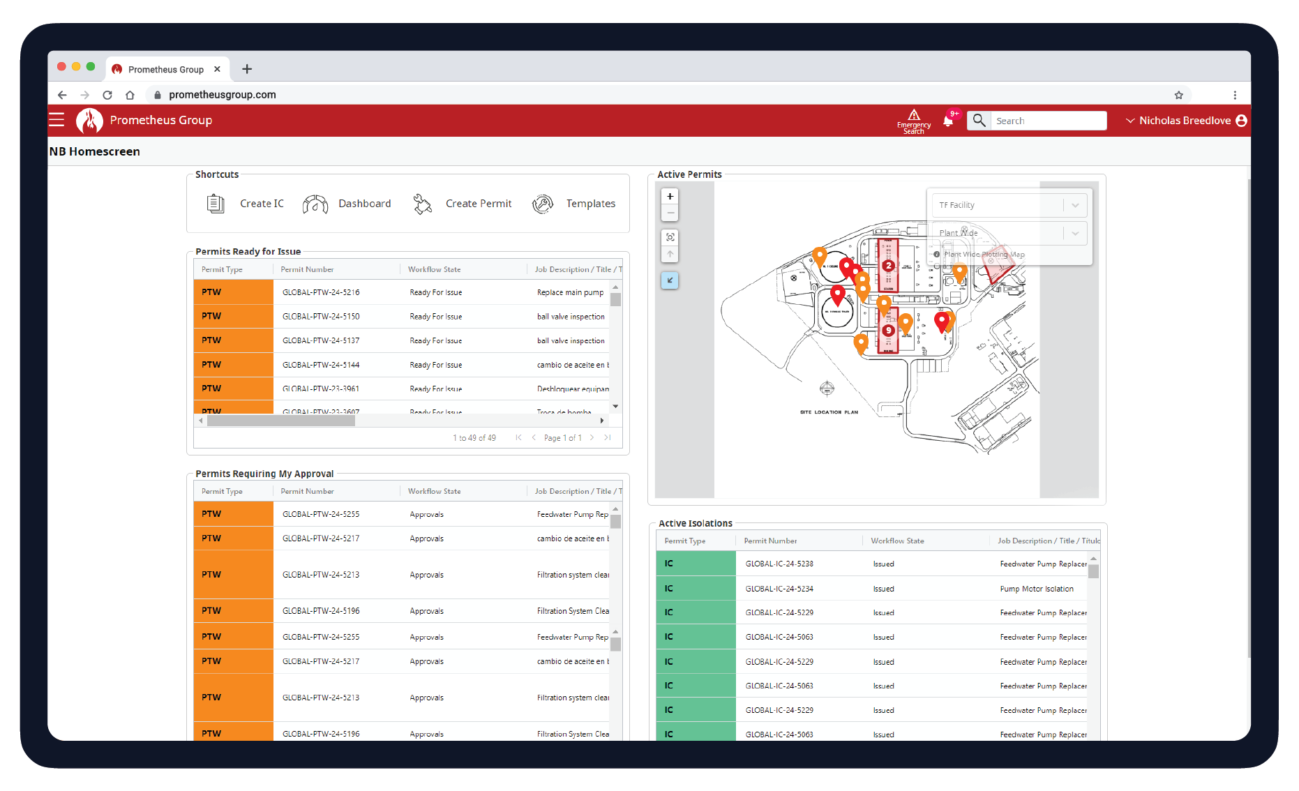 Electronic Permitting & Safety Software (ISSOW) | Prometheus Group